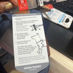 Ezy Dog | Dog | Nwt Ezydog Premium Chest Plateharnessincludes Car ...